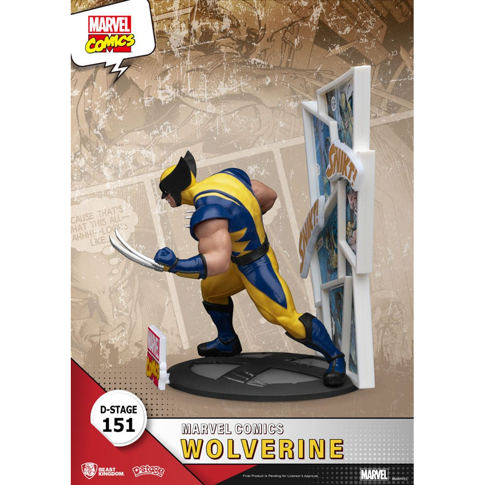 Beast Kingdom Marvel Comics Diorama PVC - Wolverine D-Stage Figurine